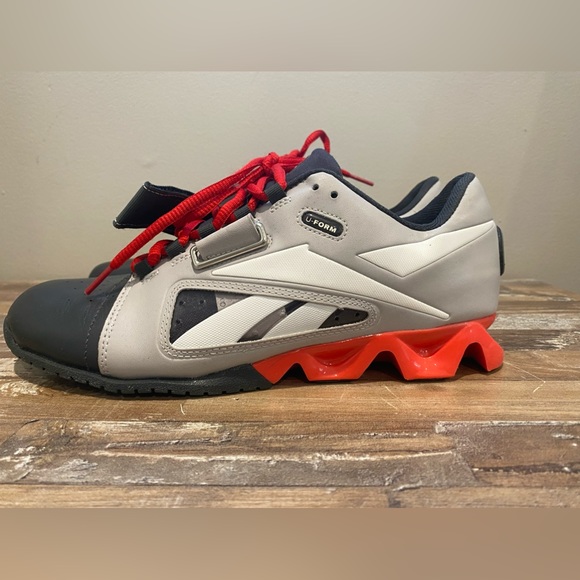 Reebok | Shoes | Reebok Uform Crossfit Lifter Gray Redgravel Leather ...